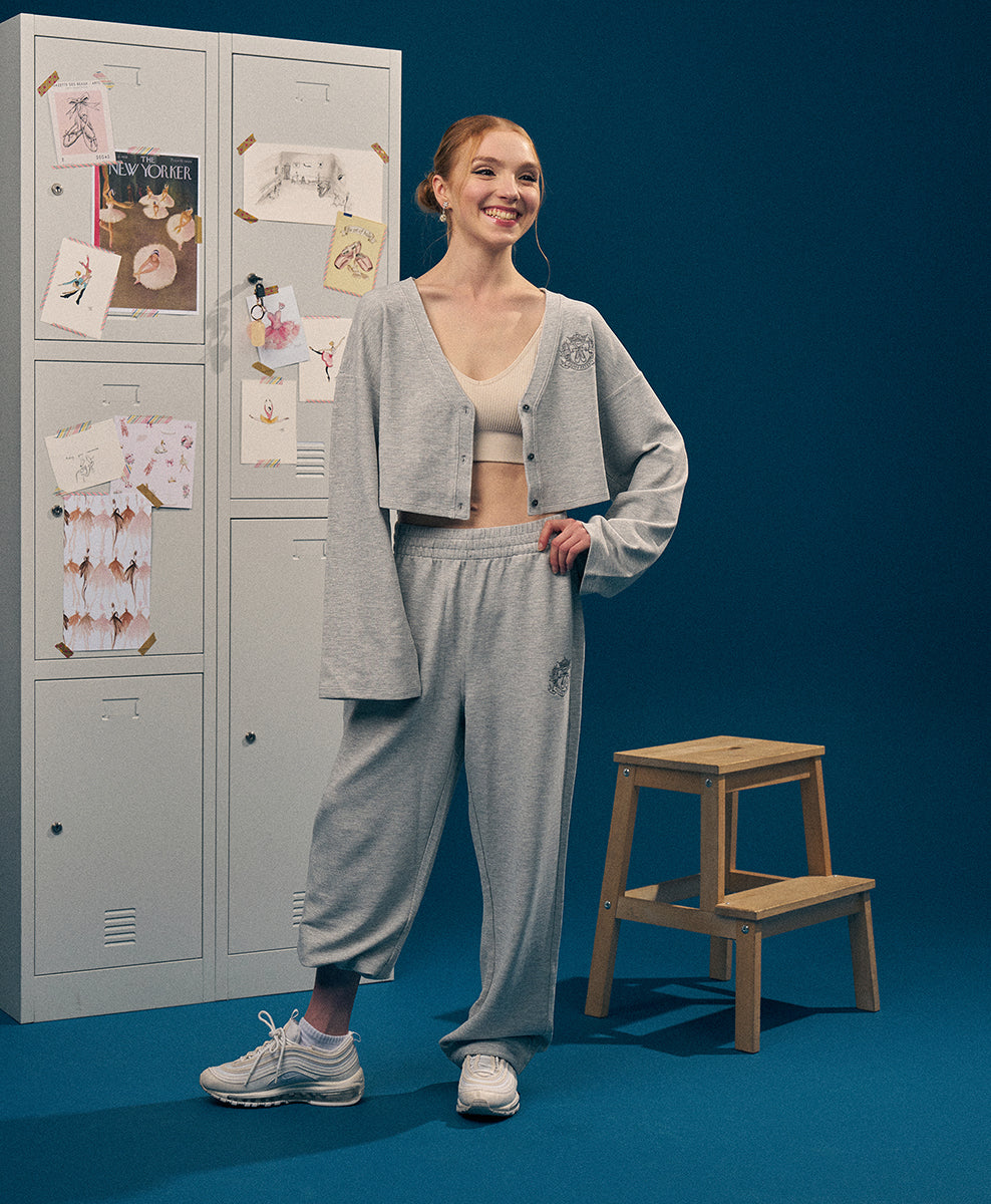 Ballet Varsity Crop Cardigan – The Stage Shop